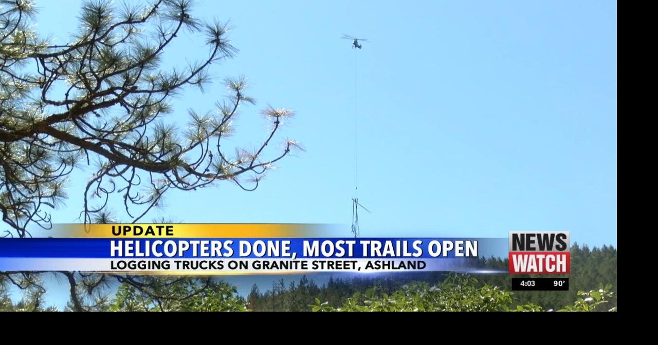 Ashland helicopter logging project done | Video | kdrv.com