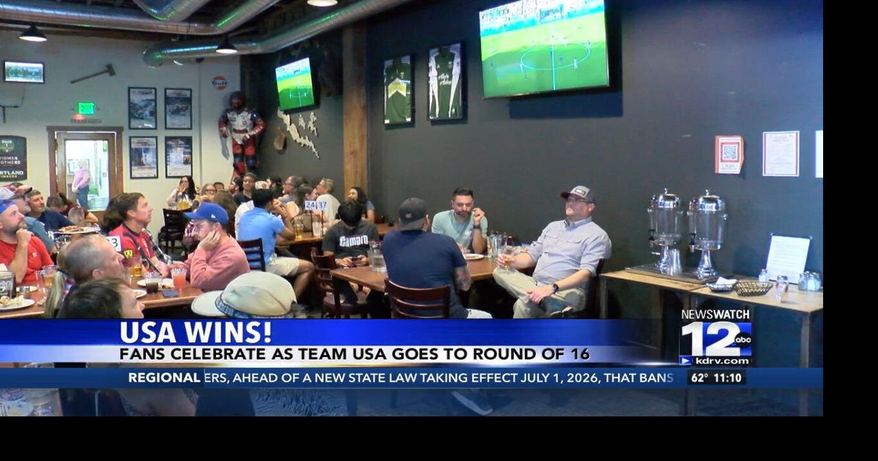 Medford celebrates as the USA advances to the Round of 16 in the World ...