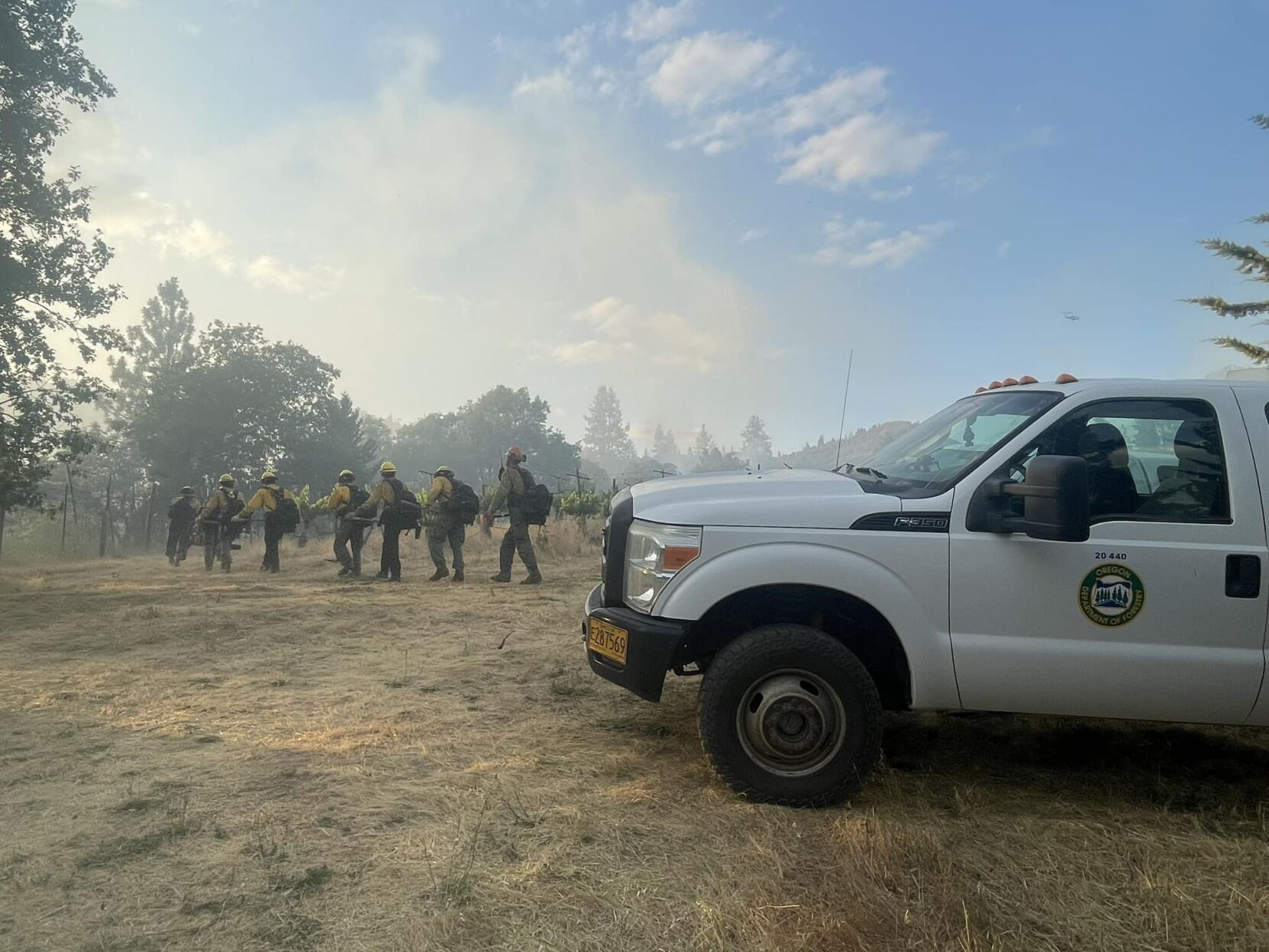 Forward progress of the North Applegate fire stopped | FireWatch | kdrv.com