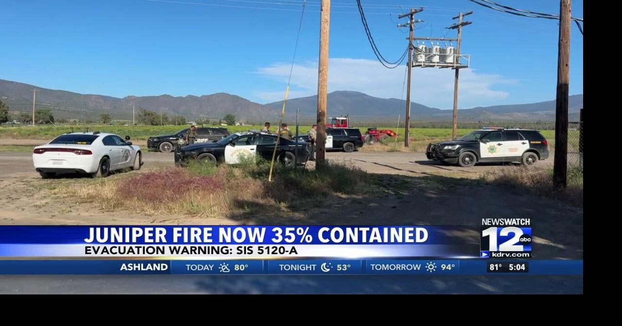 Juniper Fire in Siskiyou County 35% contained | Video | kdrv.com