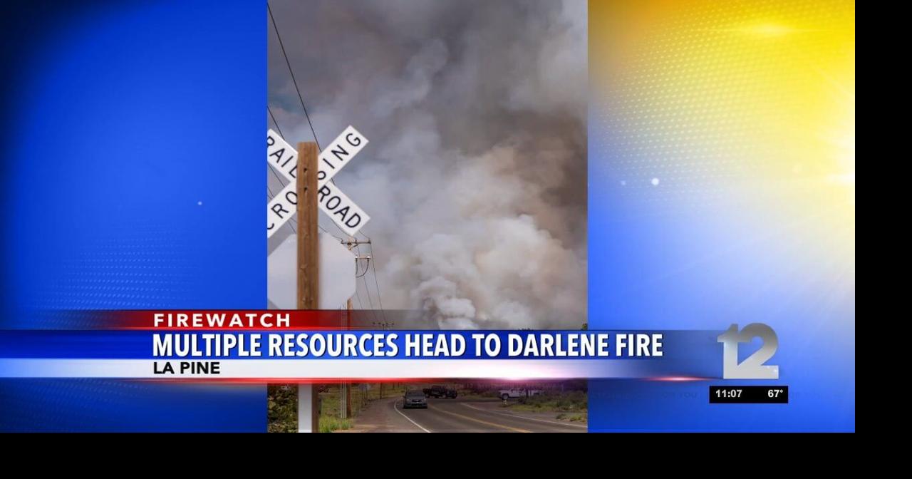 Multiple resources head to Darlene Fire | Video | kdrv.com