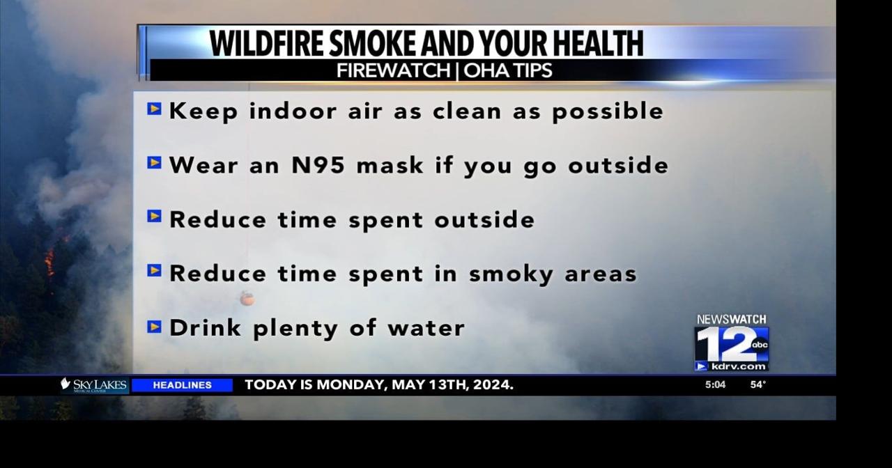 How to stay healthy when there's wildfire smoke | Video | kdrv.com