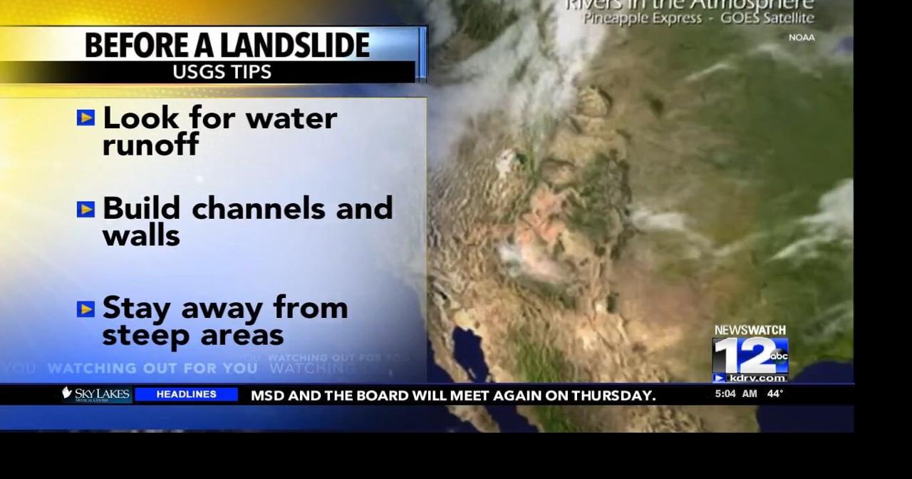 How to stay safe during a landslide | Video | kdrv.com