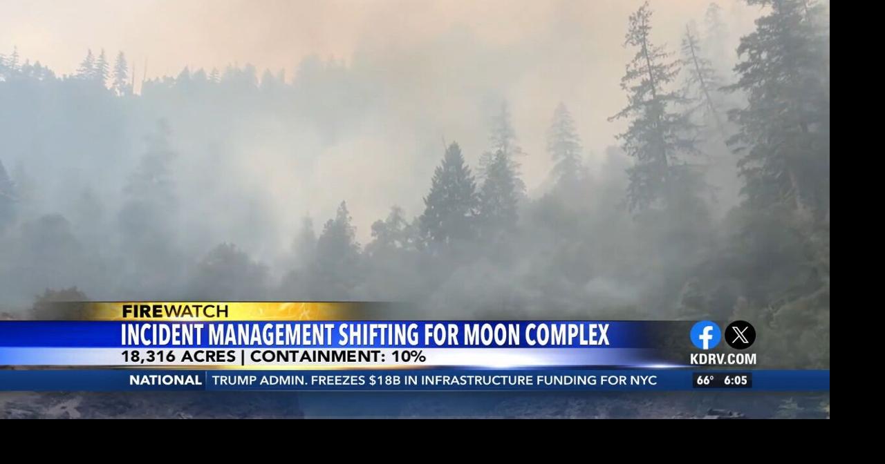 Incident management shifts on Moon Complex as structure firefighters ...