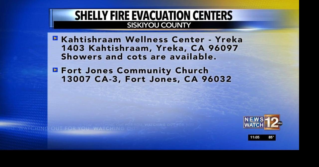 Evacuation centers available for Shelly Fire | Video | kdrv.com