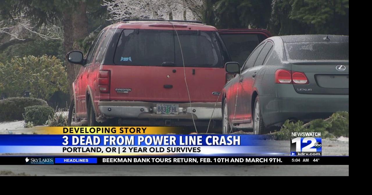 Three dead from Portland power line crash | Video | kdrv.com