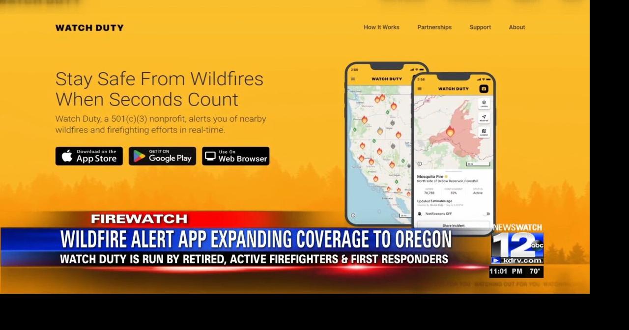 California wildfire alert app coming to Oregon | FireWatch | kdrv.com