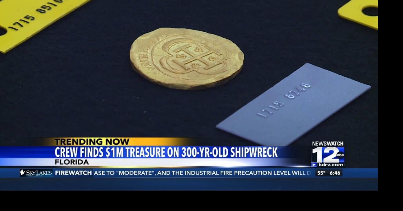 Million Dollar Treasure found in shipwreck off coast of Florida | Video ...