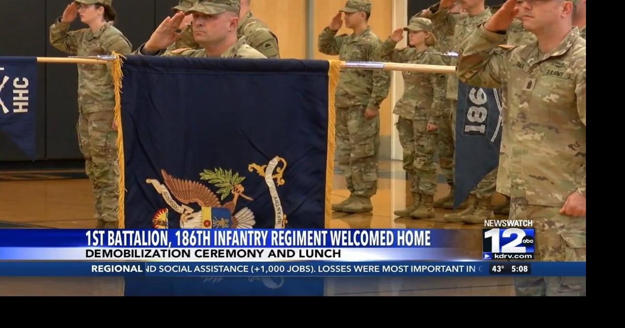 186th Infantry Regiment is welcomed home after nine months overseas ...