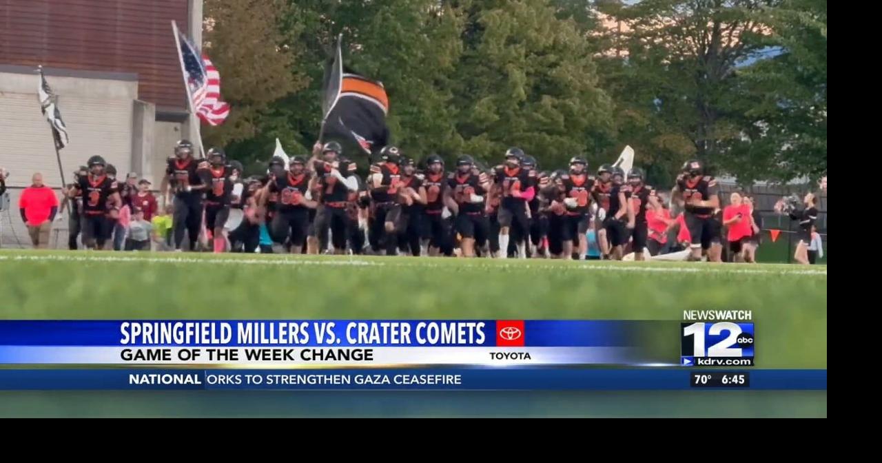 Game of the Week change: Springfield vs. Crater | Video | kdrv.com