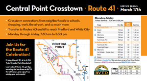 Rogue Valley Transportation District adding new Central Point bus route ...