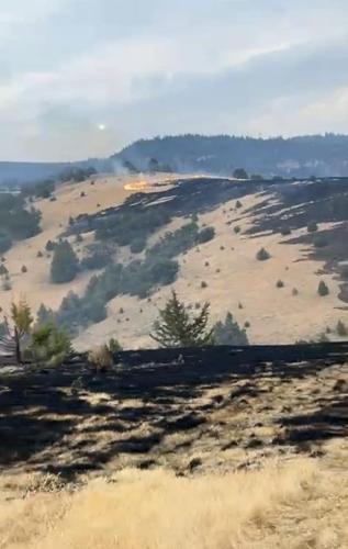 New Dewey Fire grows to 109 acres east of Montague | FireWatch | kdrv.com