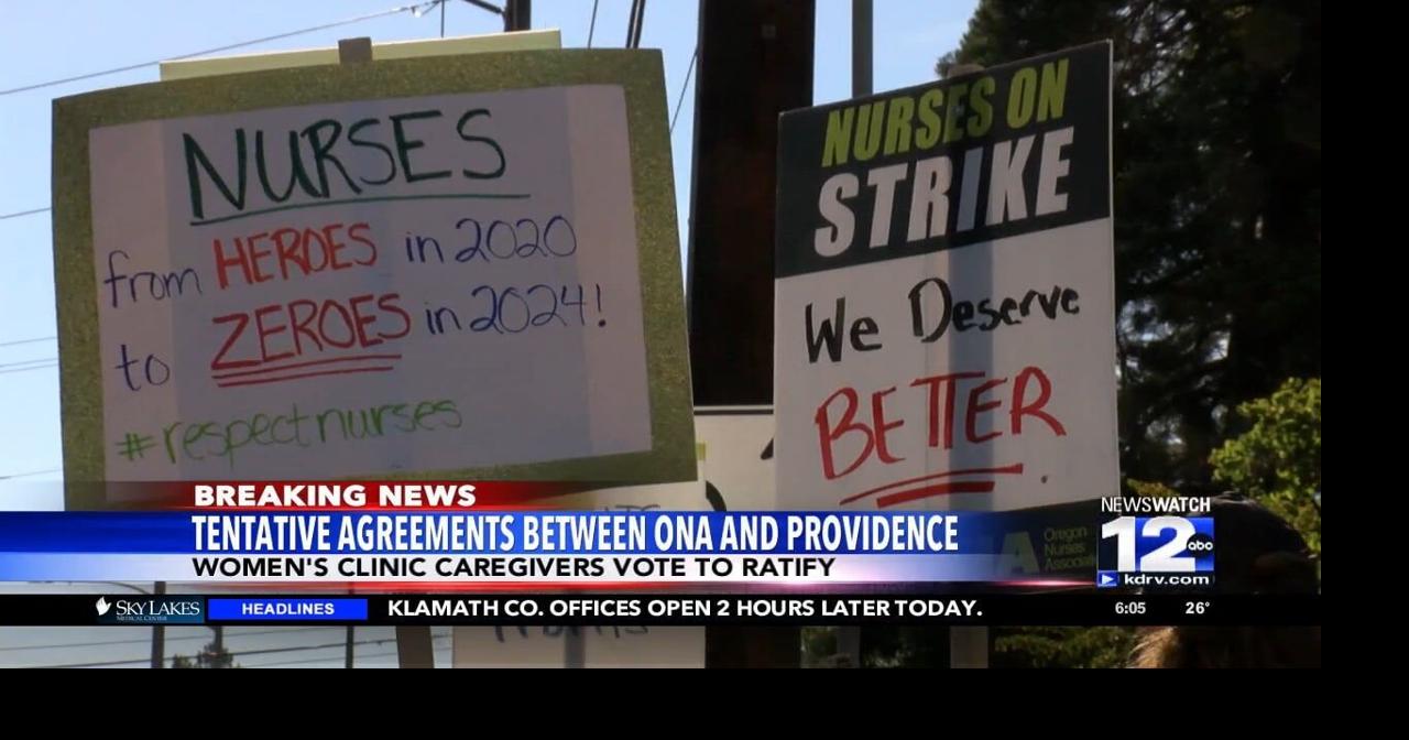 ONA, Providence reach tentative agreement | Video | kdrv.com