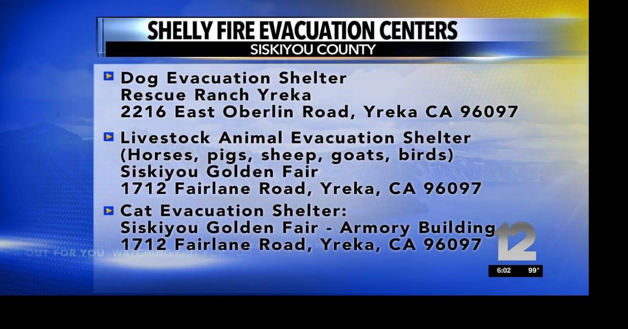 Current Shelly Fire evacuation centers | Video | kdrv.com
