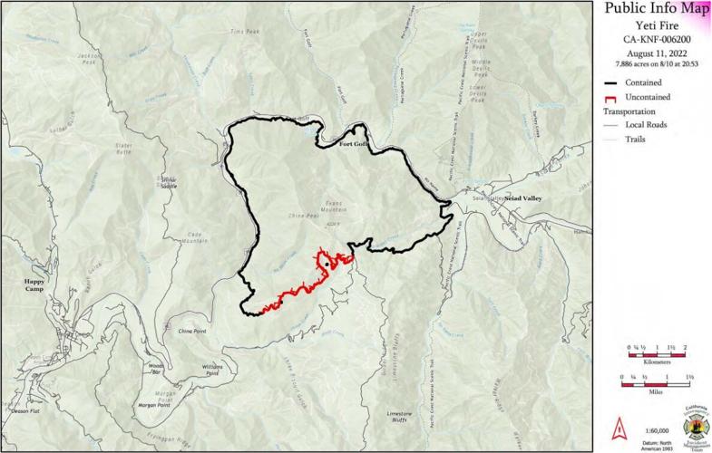 Yeti & Alex Fires end overnight patrols, more than 8,000 acres burned ...
