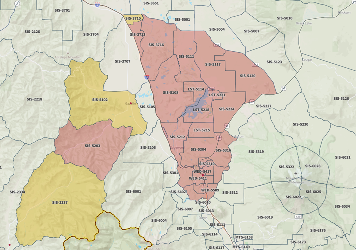 FireWatch: Mill Fire burning north of Weed, Mountain Fire west of Weed ...