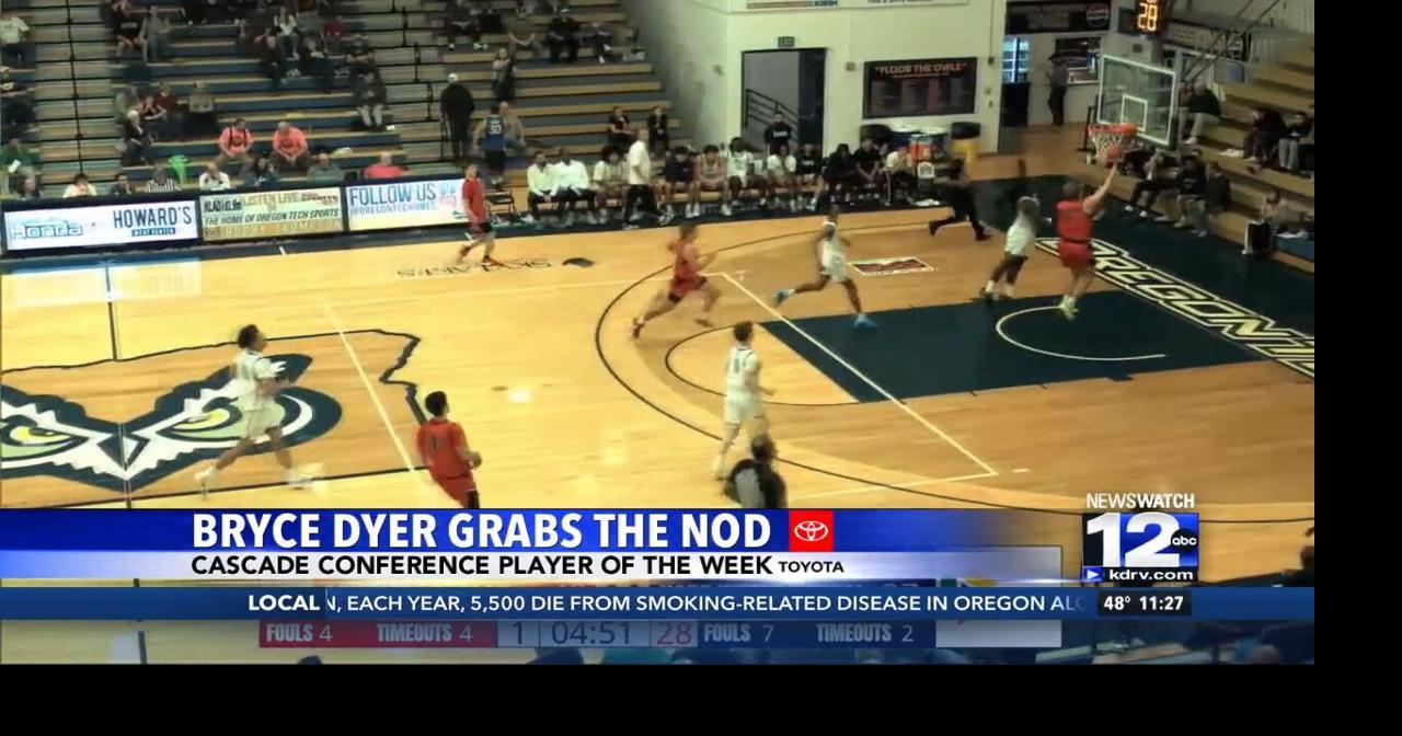 Oregon Techs Bryce Dyer earns Cascade Conference nod | Video | kdrv.com
