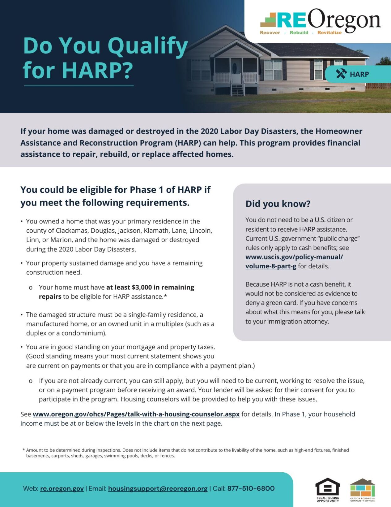 Eligibility form now open for homeowner assistance after 2020 wildfires ...