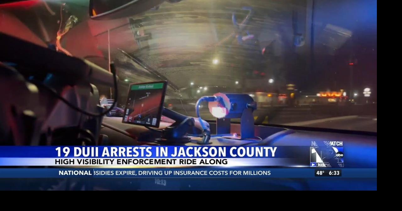 19 DUII arrests in Jackson County on New Year's Eve | Video | kdrv.com