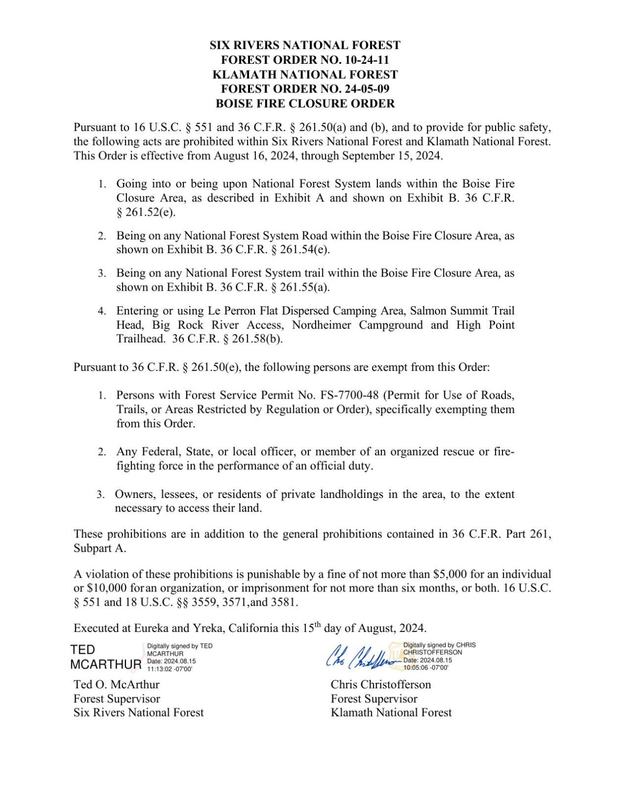 All Siskiyou County Evacuation Orders Lifted For Boise Fire Top