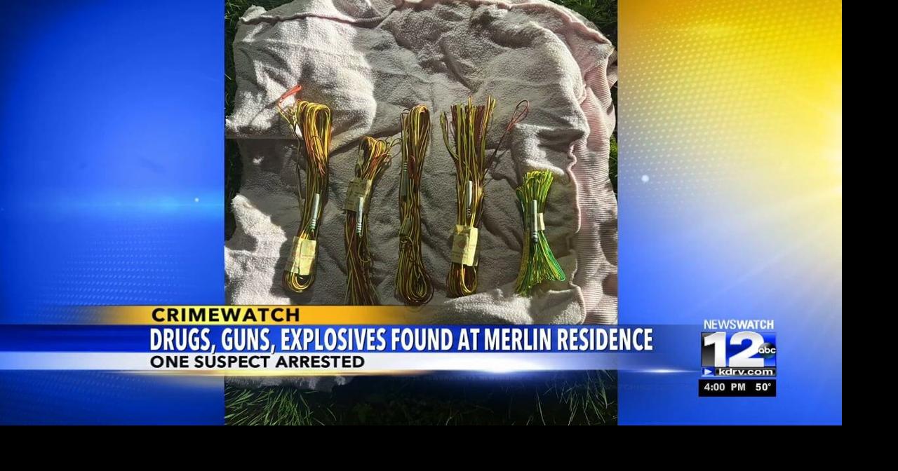 Man Arrested After Police Find Drugs Guns And Explosives Video