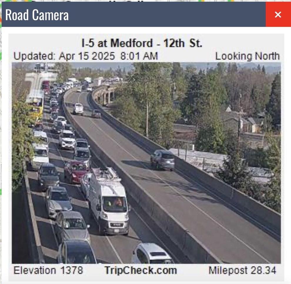 Double crash on I-5 south stalls traffic for an hour | News | kdrv.com
