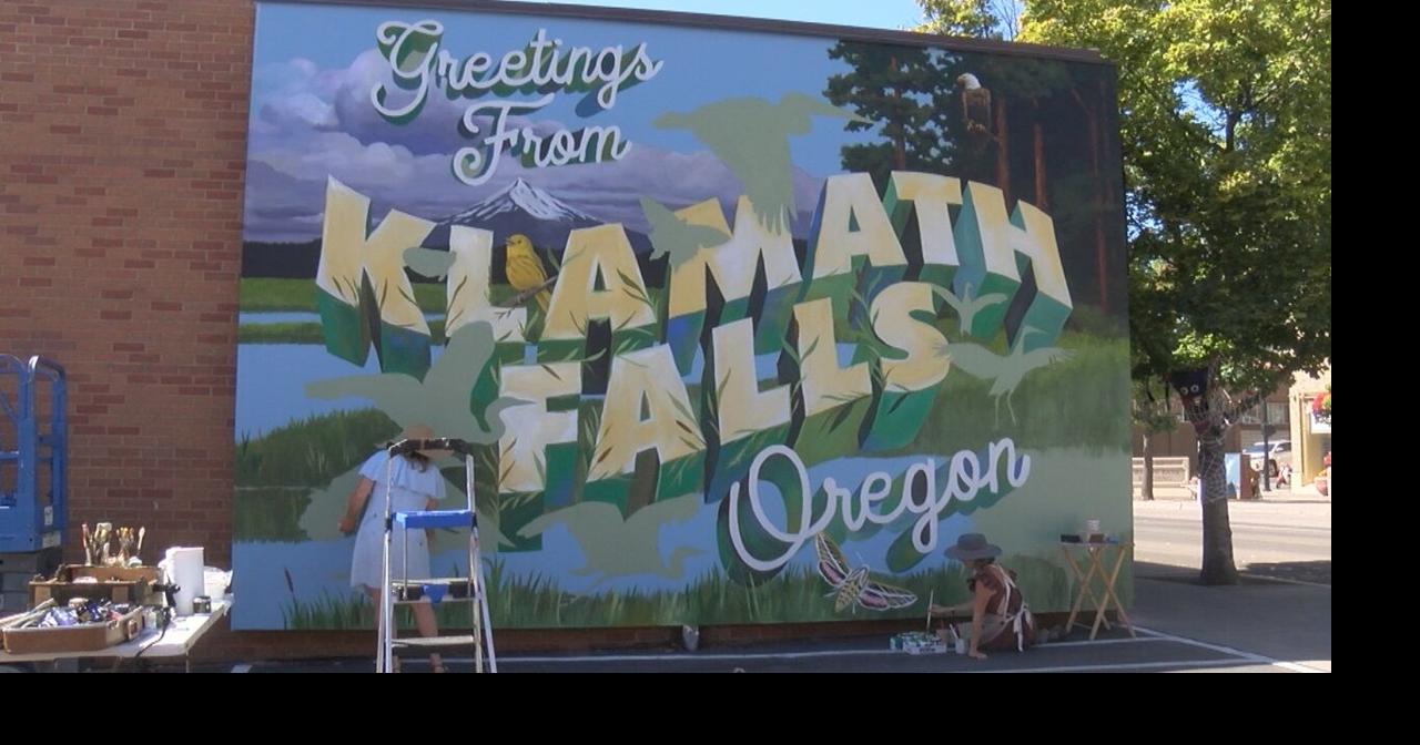 Downtown Klamath Falls gets new mural | Local | kdrv.com