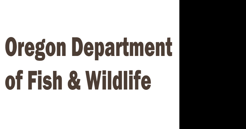 ODFW Oregon Department of Fish and Wildlife logo on white online Nov ...