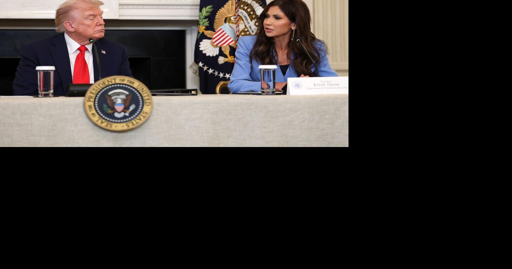 Trump held 2-hour meeting with Noem as his administration grapples with ...