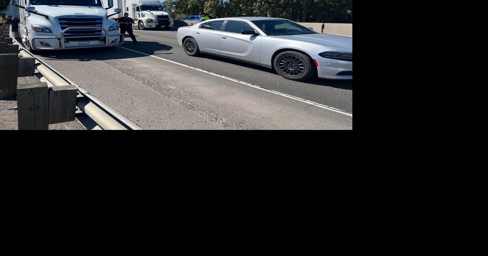 I-5 crash caused when three semi trucks collided, OSP says | Top Stories | kdrv.com