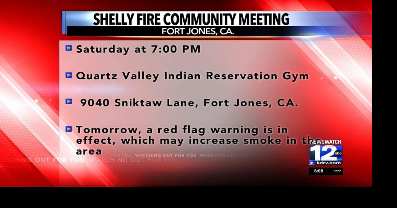Community meeting held for Shelly Fire in Fort Jones | Video | kdrv.com