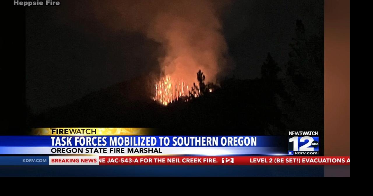 Extra firefighting resources sent to Southern Oregon wildfires | Video ...