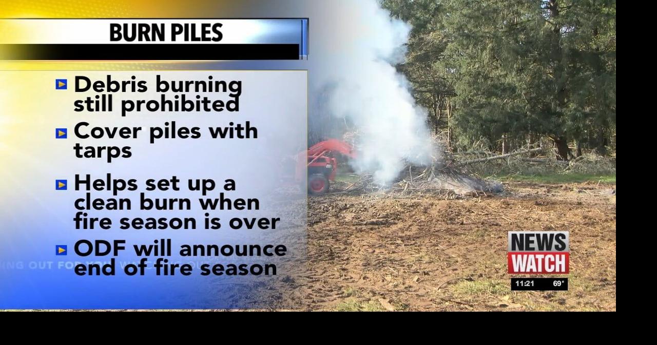 Burn piles still prohibited | Video | kdrv.com