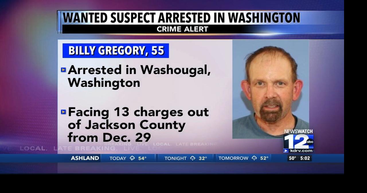 Wanted suspect arrested in Washington | Video | kdrv.com