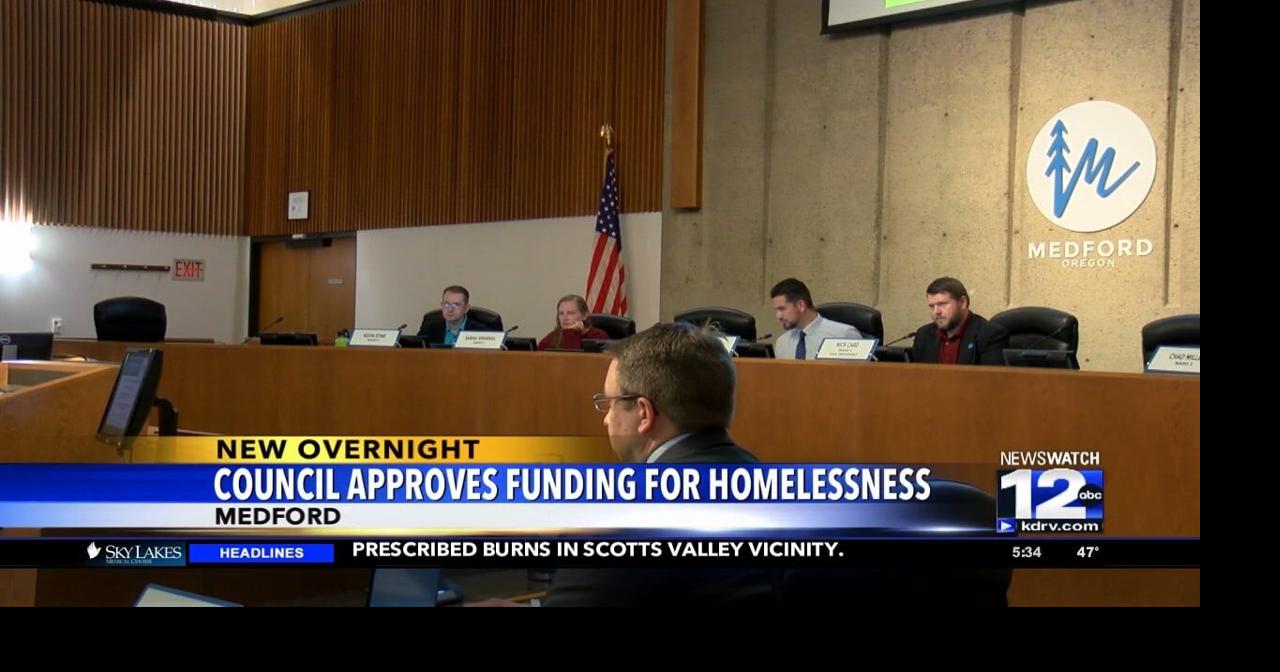 Medford City Council approves funding for homelessness | Video | kdrv.com