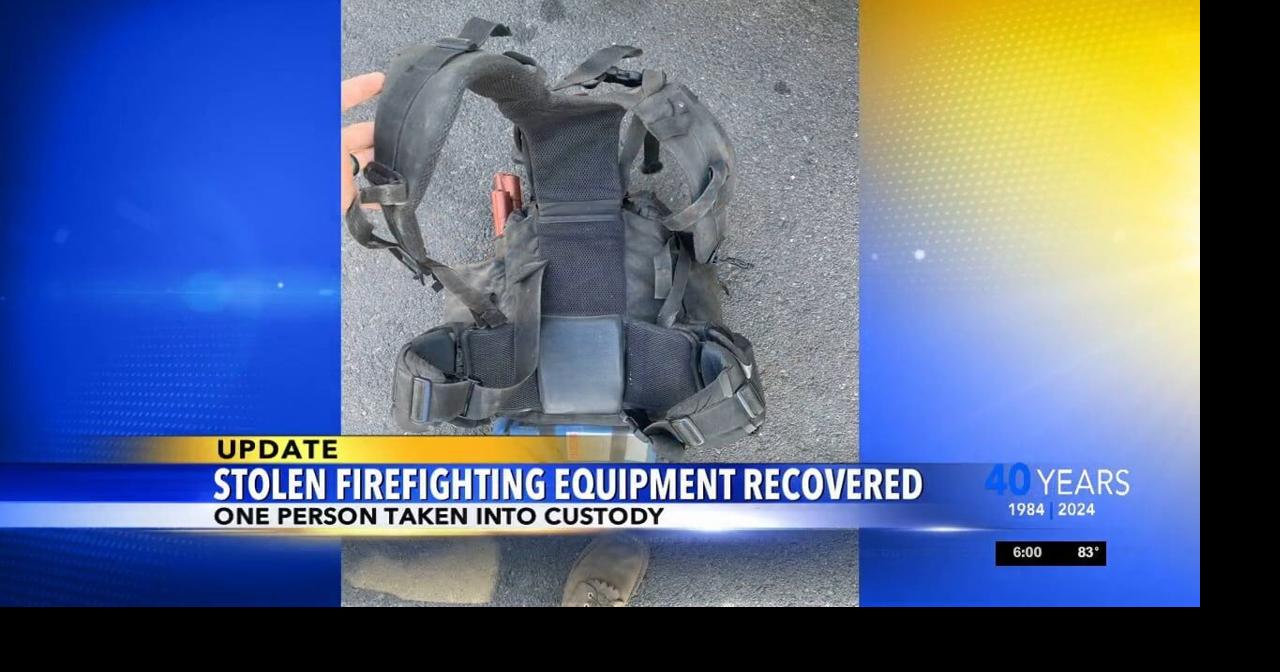 Firefighter equipment that was stolen recovered | Video | kdrv.com