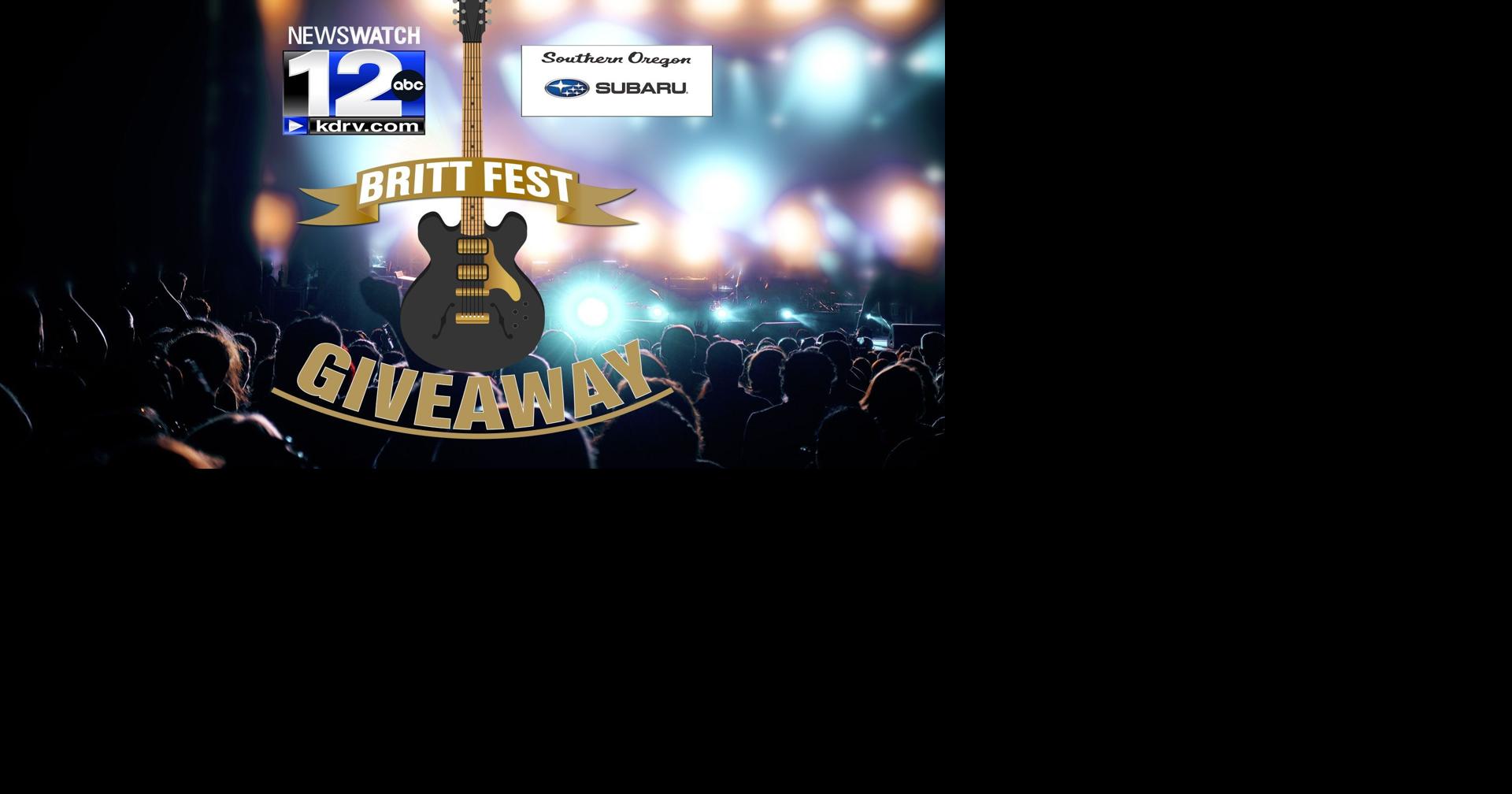 Southern Oregon Subaru Britt Fest Giveaway 2022 | Community | kdrv.com