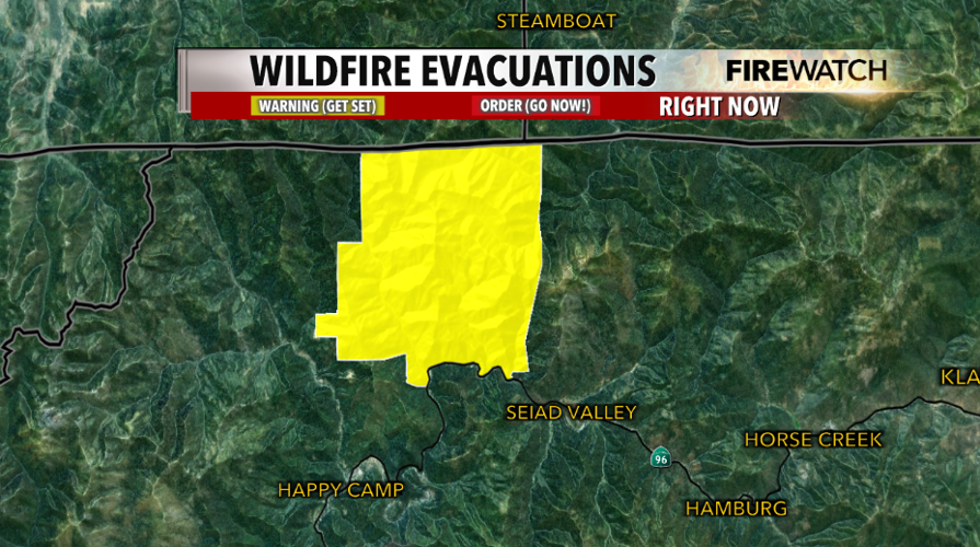 Fort Fire in Siskiyou County triggering Evacuation Warning | FireWatch ...
