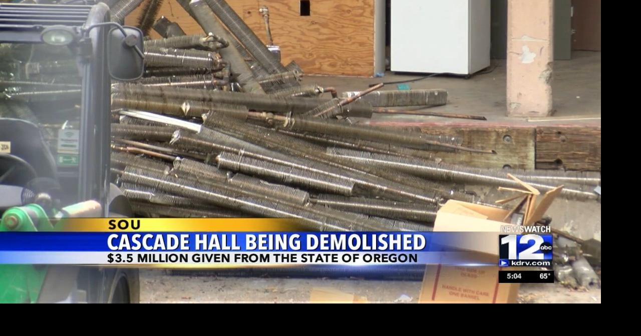SOU's Cascade Hall demolished | Video | kdrv.com