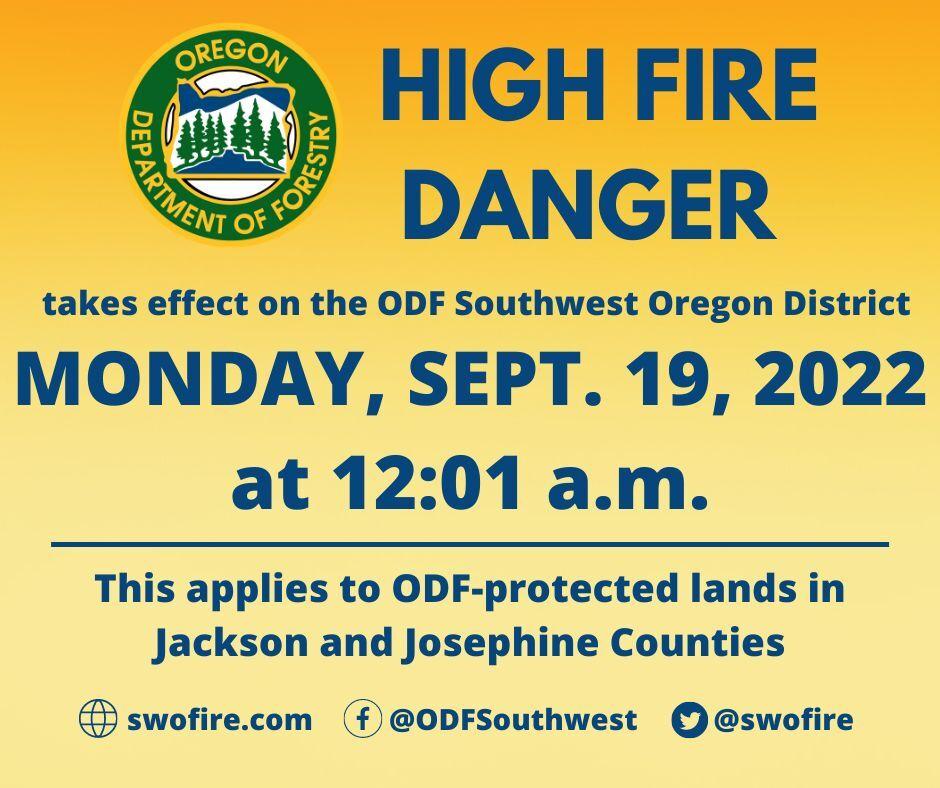 FireWatch: ODF & BLM lower fire risk levels, though still high with ...
