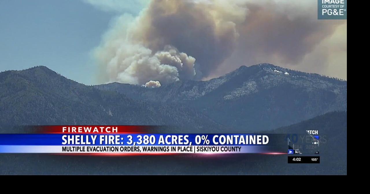 Shelly Fire now 3,380 acres, still 0% contained | Video | kdrv.com