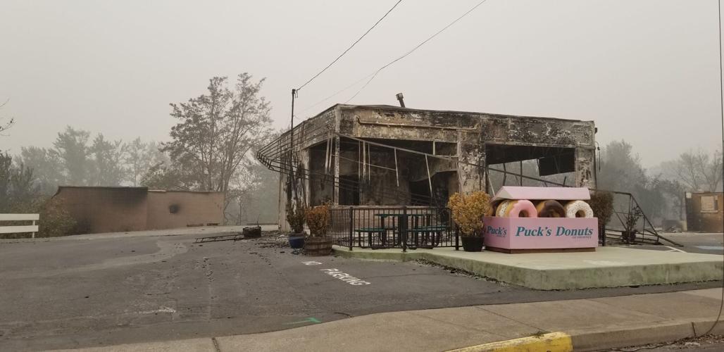 Pucks Donuts shop re-opens after the Almeda Fire | Top Stories | kdrv.com