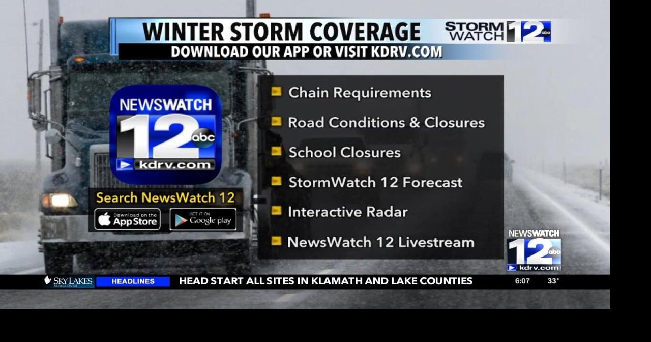 Download the KDRV NewsWatch 12 app for the latest winter storm coverage ...