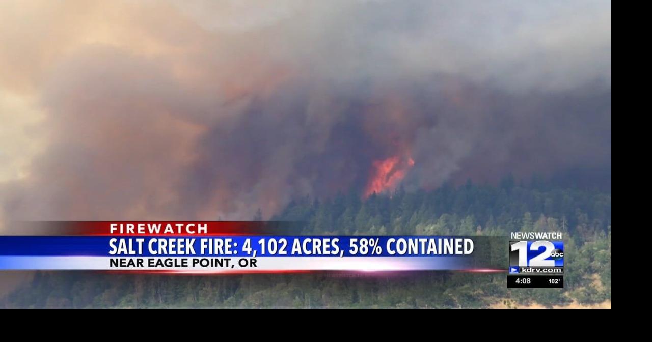 Salt Creek Fire in Jackson County now 58% contained | Video | kdrv.com
