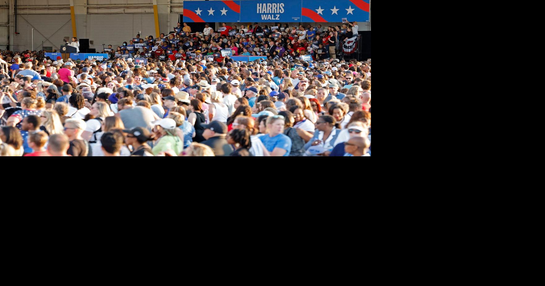 Trump spreads false conspiracy theory about Harris’ Detroit crowd size ...