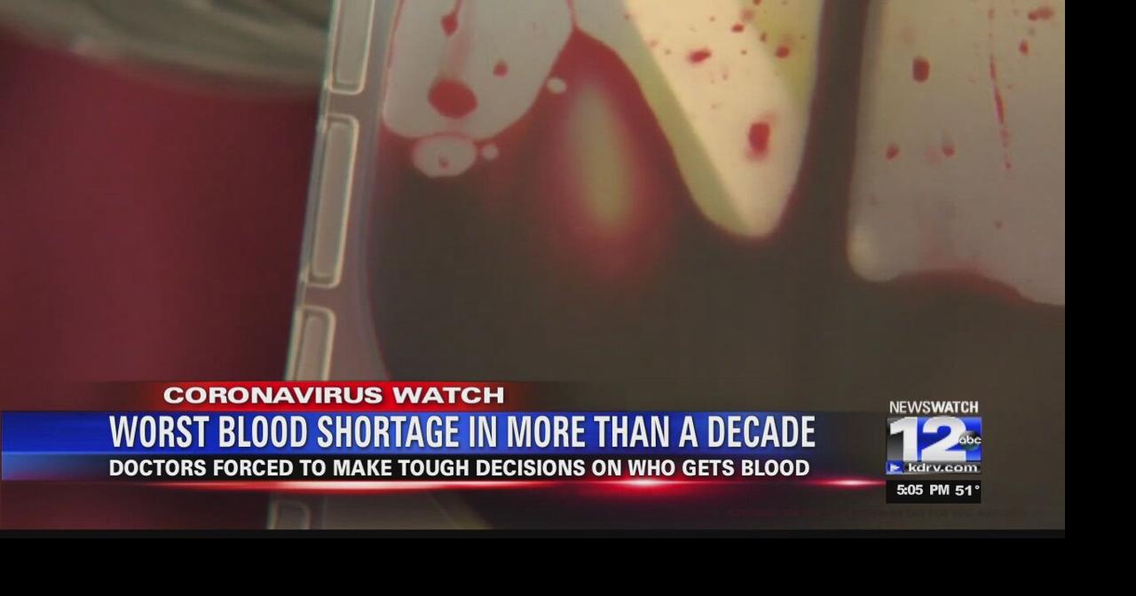 National blood crisis could be dangerous for patients | Community ...