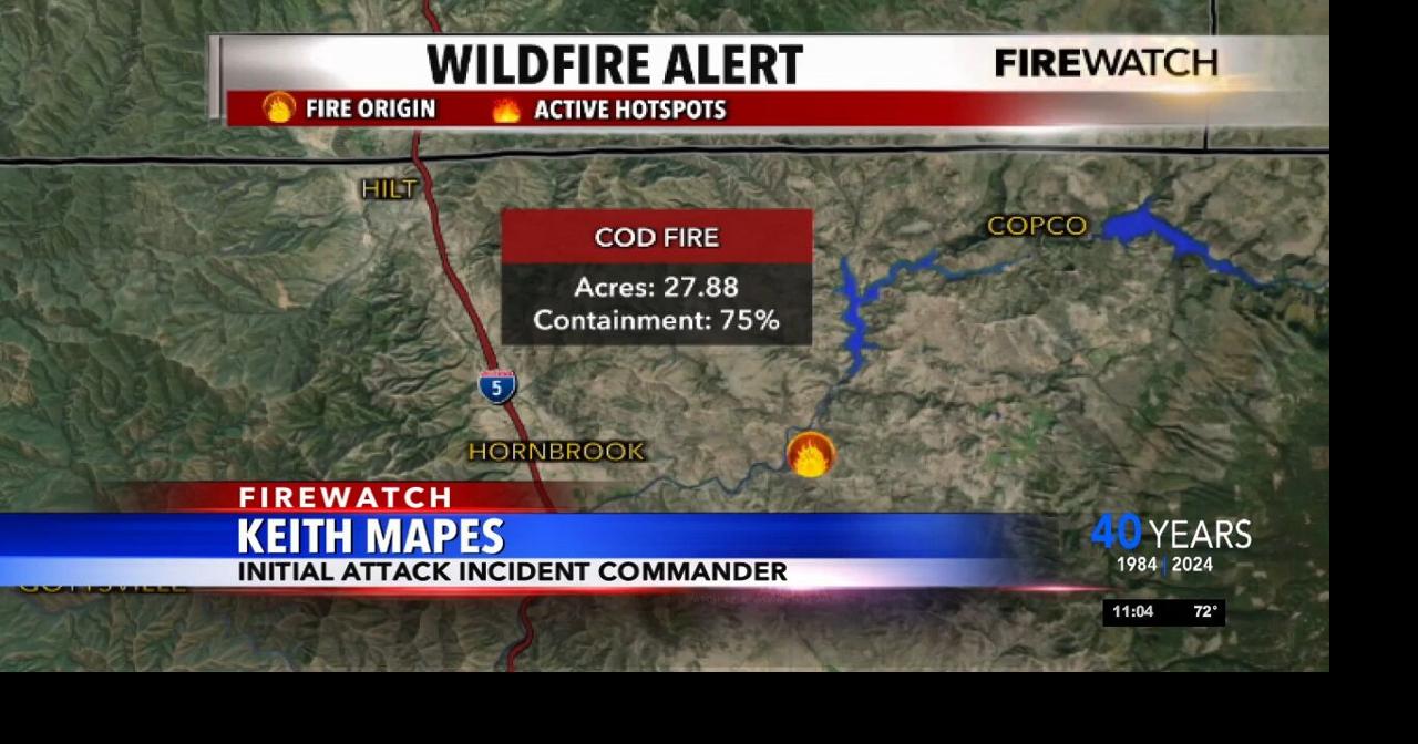 Cod Fire burns nearly 28 acres | Video | kdrv.com