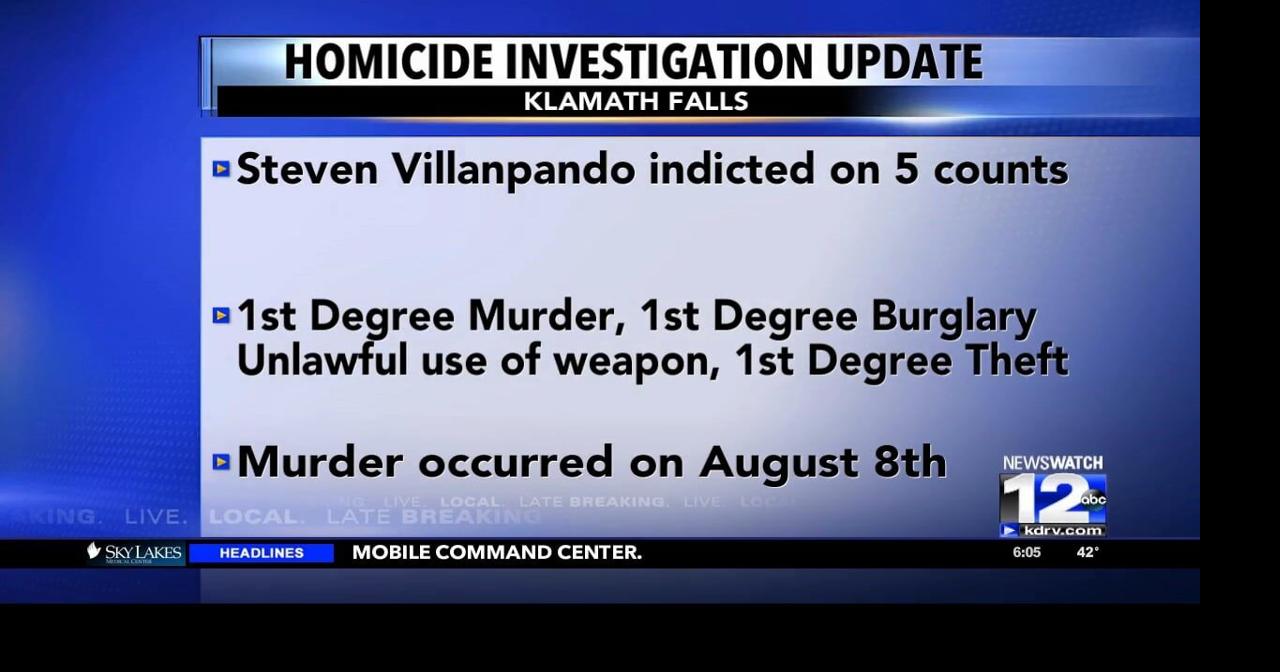 Klamath Falls murder suspect indicted for first-degree murder, first ...