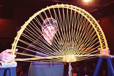 Copies of spaghetti bridge contest started by college now span globe ...