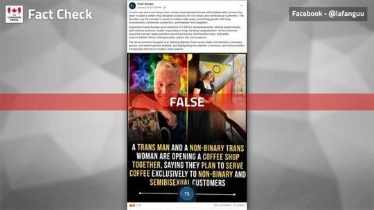 Fact File: Canadian café caught in false claim about refusing straight ...